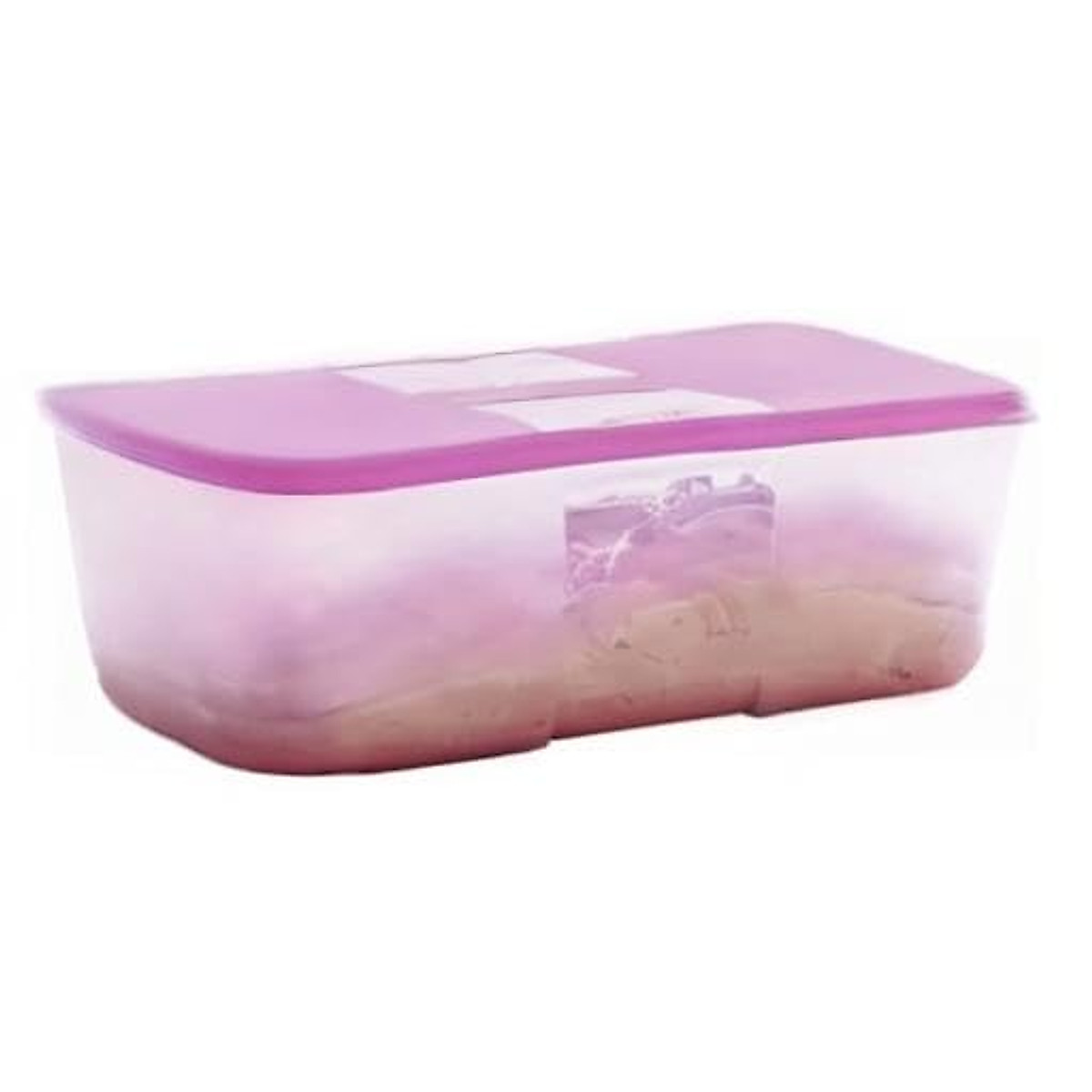 Tupperware Freezer Mate 2-Pack Rectangular Lidded Box, 1L, Clear, BPA Free, Freezer Safe, Leak Proof, Minimalist Style
