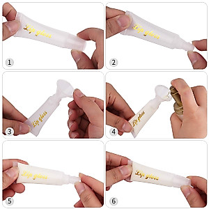 HRLORKC 110Pcs 10ml Empty Tubes Lip empty lip gloss containers for Lip Gloss Balm Cosmetic