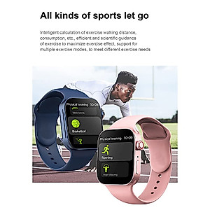 2022 New Iwo i8 Pro Max Smart Watch for Man Woman Sports Fitness GPS Digital Smartwatch for iOS Android Phones Call Pk Series 7 (Green)
