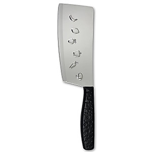 BUKCAL Magically Super light Cleaver Knife, 6 Inch Cleaver Knife, Easy Cutting Knife with Hollow Edge, Stainless Steel Knife, Cooking Knives