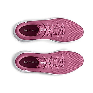 Under Armour Women's Charged Aurora 2, (603) Pace Pink/Pace Pink/White, 8