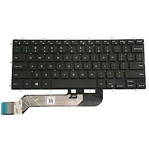 AUTENS Replacement US Keyboard for Dell Inspiron 5368 5378 5370 5379 5568 5578 5579 7368 7370 7373 7375 7378 7460 7466 7467 7560 7569 7570 7572 7573 7579 Laptop No Frame (No Backlight)