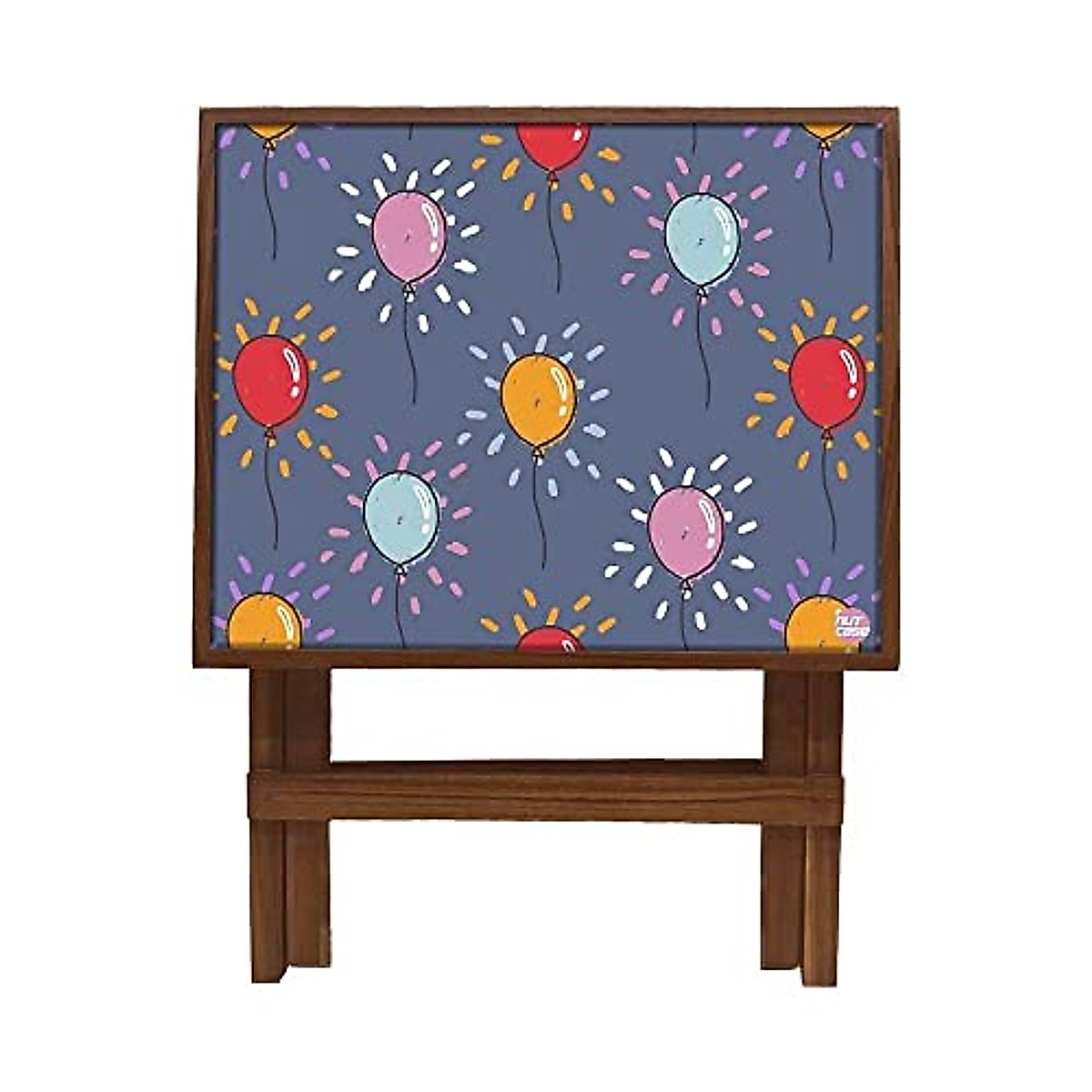 TYAGI-Export 16.75 inches Folding Table Small Laptop Desk Writing Computer Desk for Home Office, No-Assembly Study Office Desk Foldable Table for Small Spaces