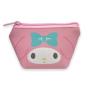 Sanrio My Melody Face Boat Type Cosmetics Small Pouch Bag 4.3 in (W) × 3 in (H) × 2 in (D) For Adult Use