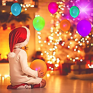 100 Pcs UV Neon Balloons ,Neon Glow Party Balloons UV Black Light Balloons Glow in the dark for Birthday Decorations Wedding Glow Party Supplies Blacklight Reactive Fluorescent Balloons