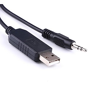 Freesat V8 Decoder Skyset s2020 IPTV STP Unlock Clone Recover Cable CP2102 USB rs232 to Aux 3.5 mm Plug