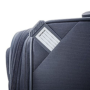 Samsonite Ascentra Softside Luggage, Checked-Medium Spinner, Slate
