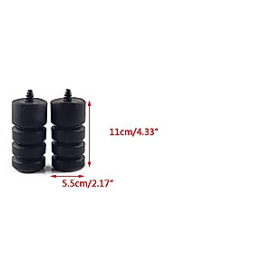 beler 2pcs Tailgate Bump Stop Bumper Spare Tire Carrier Fit for Jeep Wrangler JK JL 2007-2020