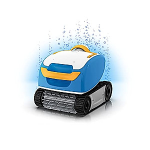 Aqua Products Sol Robotic Pool Cleaner, Automatic Vacuum for Inground Pools up to 36ft, 50ft Cable Length, Wall Climbing Vac w/Strong Suction & Easy to Clean Debris Basket