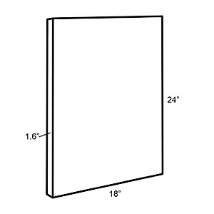 Kate and Laurel Sylvie Lionel Blotchy Alpaca Framed Canvas Wall Art by Simon Te of Tai Prints, 18x24 Gray, Adorable Animal Home Decor