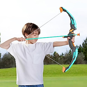 JOYIN Kids Bow and Arrow Set, LED Light Up Archery Toy Set with 9 Suction Cup Arrows, Target & Arrow Case, Indoor and Outdoor Hunting Play Gift Toys for Kids, Boys & Girls Ages 3-12