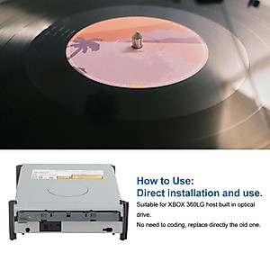 Odorkle Optical Disk Drive Game Console Disk Driver Data Reading Equipment for Xbox 360 Game Console 5V 12V