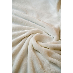 Softness Warm Faux Fur Throw Blanket White- Tie-dye Fuzzy Fluffy Super Soft Furry Plush Decorative Comfy Shag Thick Sherpa Shaggy Throws and Blankets Couch, Sofa, Bed, (Single)