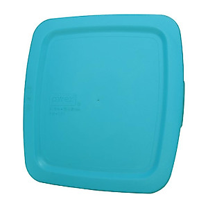 Pyrex C-222-PC 2qt Turquoise Easy Grab Lid (2-Pack)