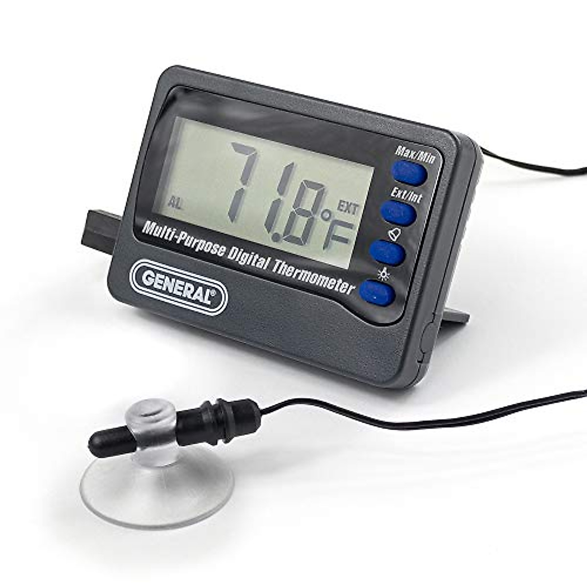 General Tools AQ150 In and Out Aquarium Thermometer with Waterproof Probe