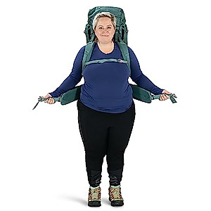 Osprey Viva 65L Women's Backpacking Backpack, Succulent Green, One Size, Extended Fit