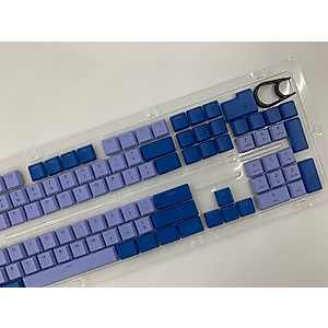 Suitable Logitech G915TKL G915 G815 Keyboard keycaps, 111 Keys. Replacement Keycaps Mechanical Gaming Keyboard… (Blue and Purple)