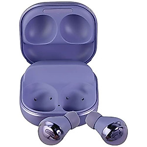SAMSUNG Galaxy Buds Pro, Bluetooth Earbuds, True Wireless, Noise Cancelling, Charging Case, Quality Sound, Water Resistant - Phantom Violet (10w Pad) (Renewed)