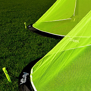 FORZA Flash Pop-Up Soccer Goals | Portable Pro Soccer Nets [2.5ft, 4ft & 6ft] | Soccer Goals for Backyard | Soccer Training Equipment | Pop Up Soccer Goal