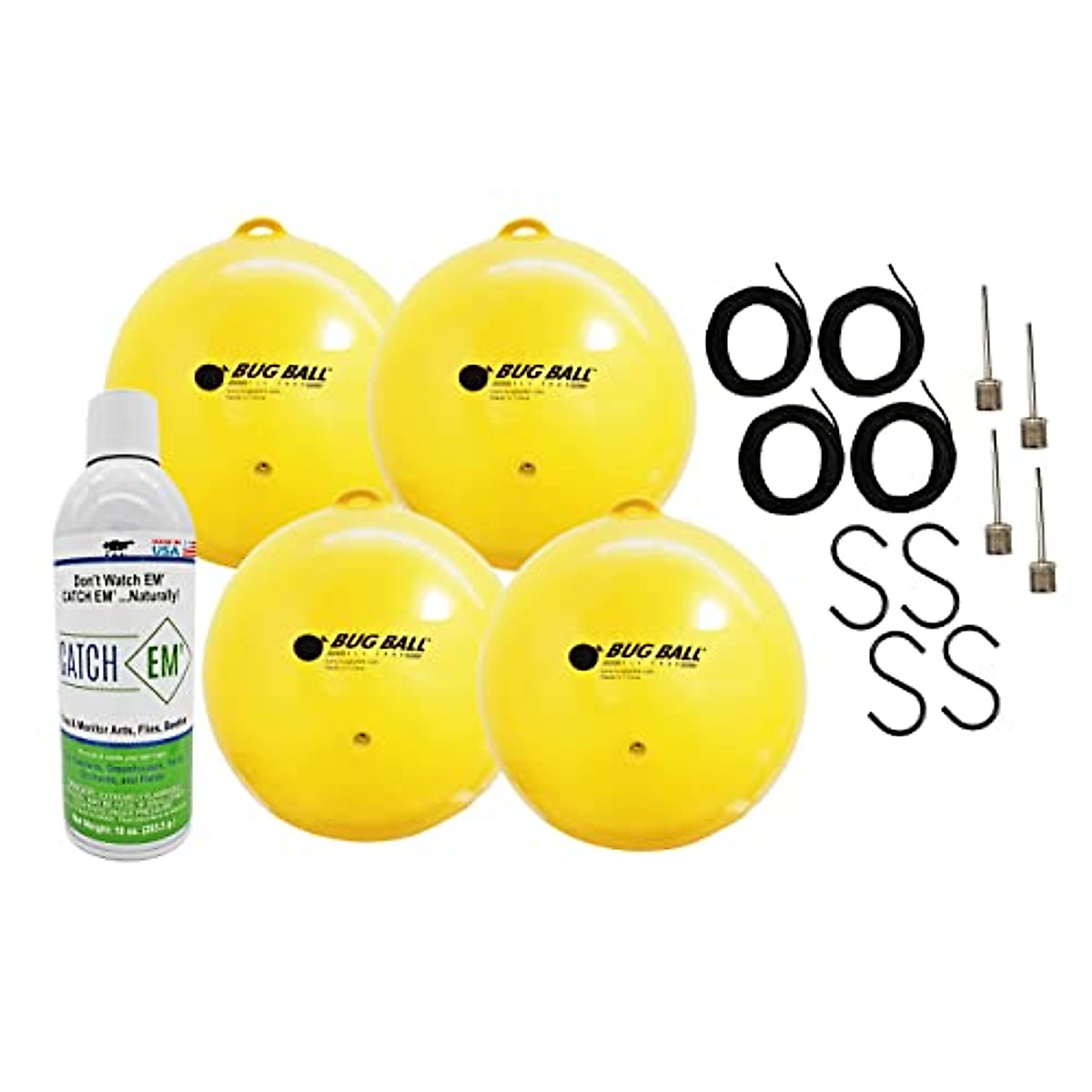 Gnat Ball Deluxe Complete Kit - Gnats, House Fly, No-See-Um, Aphids whiteflies, and Love Bug Trap