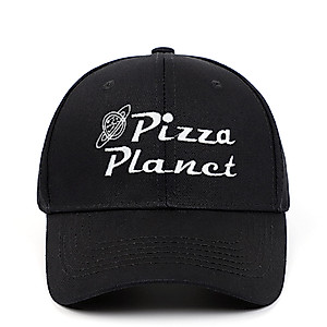 YUNXIBASECAP Pizza Planet Hat Baseball Cap Embroidery Dad Hat Aadjustable Cotton Adult Sports Hat Unisex