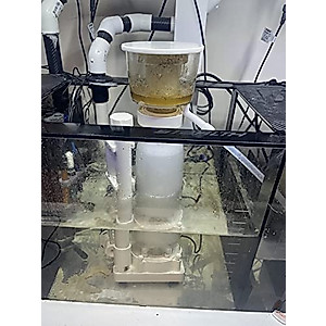 Protein Skimmers for Saltwater Aquariums, DC Pump with Controller, In Sump Use for 120 to 160 Gallons Fish Tank