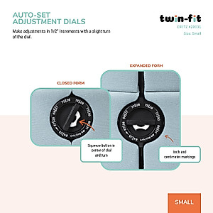 Dritz Twin-Fit Adjustable Dress Form, Small, Silver Gray