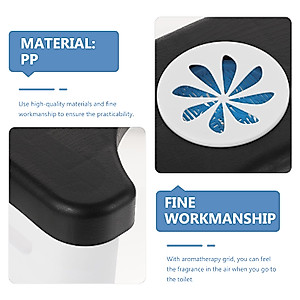 Step Stool Bathroom Footstool Foldable Toilet Stool Household Step Stool Toilet Stool Household Step Stool Potty Training Stool Foot Black