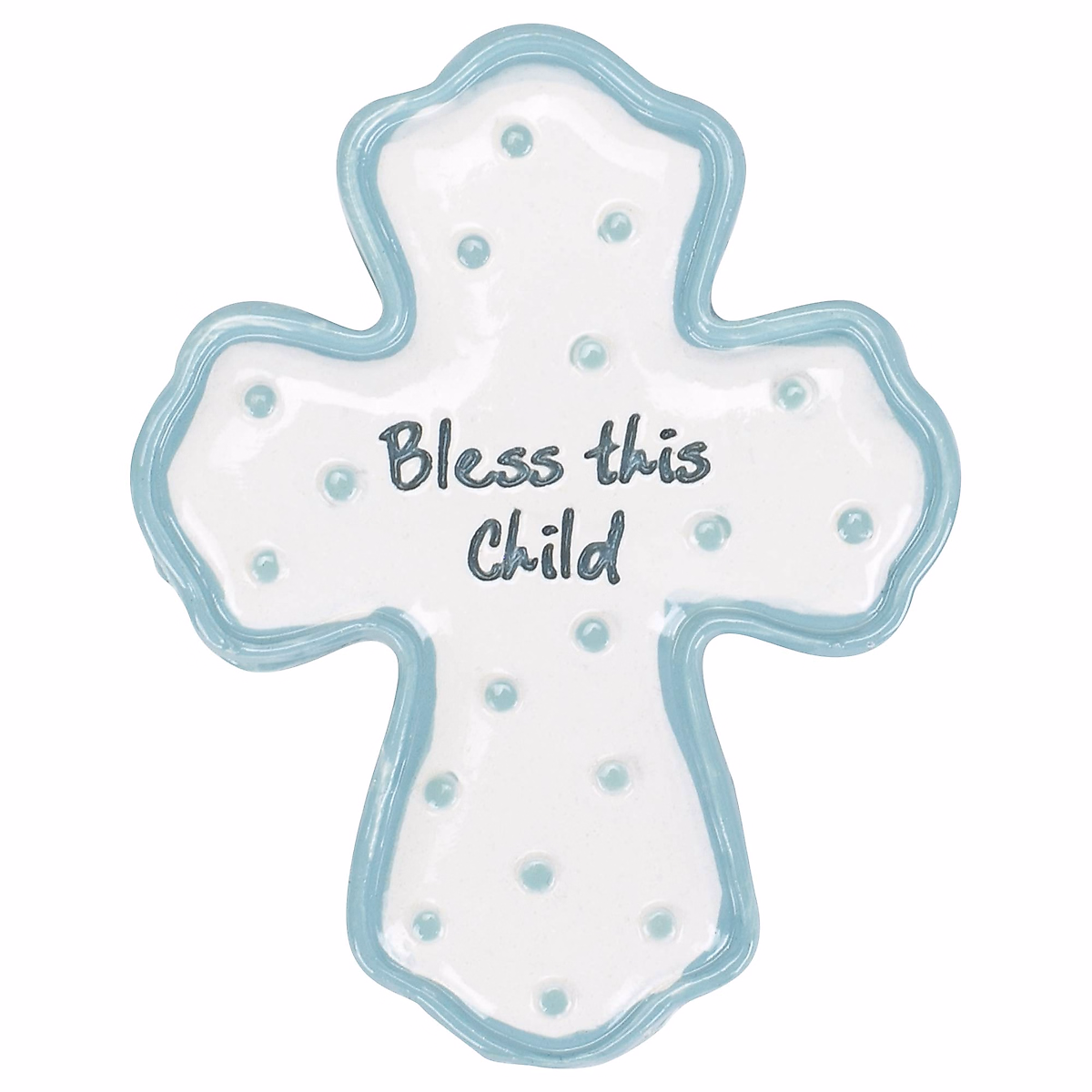 Roman Giftware Inc., Children's Gifts, New Baby, .75" H Bless BOY Box W/Rosary,Religious, Inspirational, Durable (2x2x1)