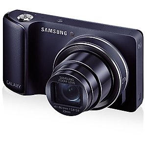 Samsung Galaxy Camera with Android Jelly Bean v4.2 OS, 16.3MP CMOS with 21x Optical Zoom and 4.8" Touch Screen LCD (WiFi - Cobalt Black)