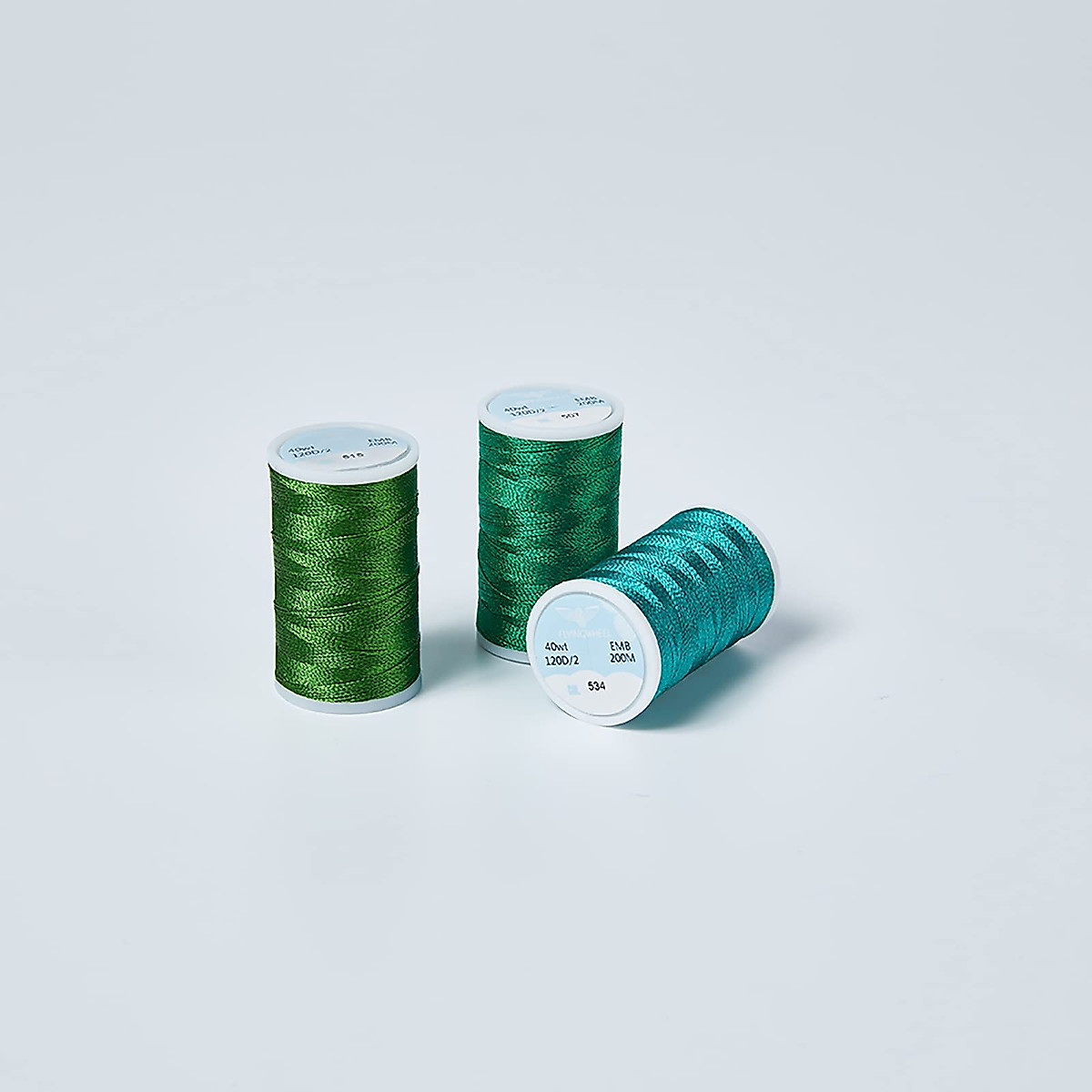 40 Brother Colors Polyester Embroidery Machine Thread Kit 200M (210Y) Each Spool for Brother Babylock Janome Singer Pfaff Husqvarna Bernina Embroidery and Sewing Machines…