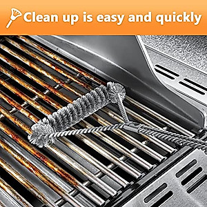 Hisencn Grill Cooking Grate for Charbroil 463241113 463449914 463411512 463446015, for Nexgrill 720-0830H 720-0783E 720-0888, for Master Forge 1010037, Stainless Steel Grids Replacement Part, 17 1/4"