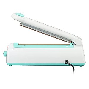 Bag Sealing Machine, Safe, Easy to Operate, 210W Pulse Manual Bag Sealer, Length 200mm, Fast Heating for Industrial Use (CN Plug 220V)