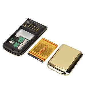 GOWENIC Cell Phone for Senior, Flip Seniors Phone Big Font Big Screen Loud Phone Cell Phone with Ultra Long Standby Dual Card Dual Standby G9000 Gold US