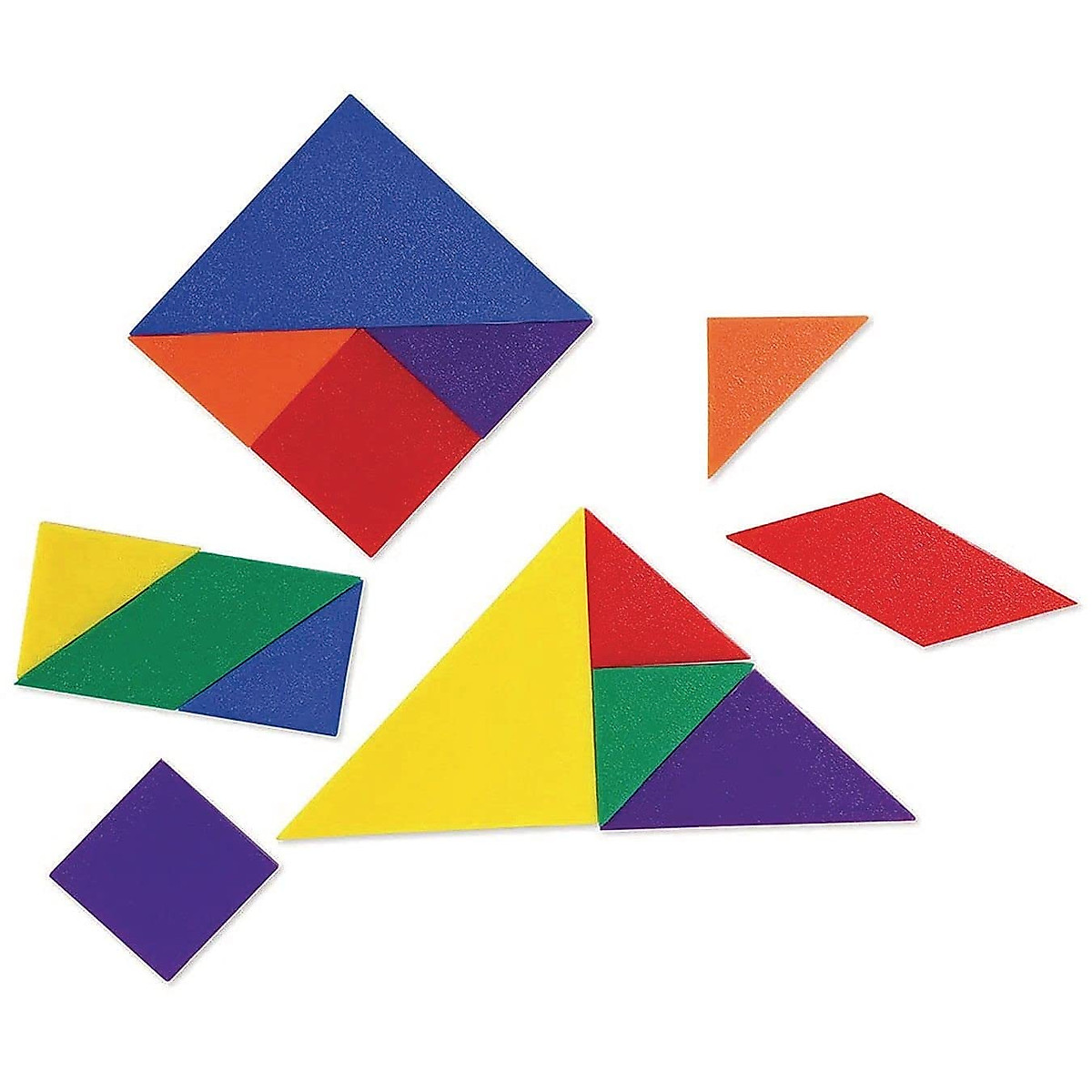 Learning Resources Classpack Tangrams, Set of 30 (210 pcs), 6 assorted Colors
