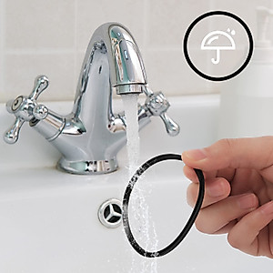 6pcs Replacement Gaskets Compatible with Contigo Snapseal Byron Travel Mug 16 & 20oz, Leakage-Proof Rubber Seals Ring Lid Gaskets Replacement Parts Compatible with Contigo Mugs (Black)