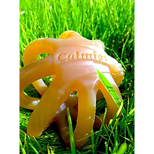 Calmies Teether for Babies Without BPA, 100 Percent Natural Rubber Toy for Infants, Plant Based, No Parabens, No PVC, and No Phthalates, Unscented