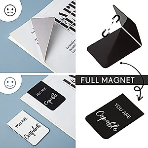 24 Pcs Inspirational Quotes Magnetic Bookmarks Encouraging Bookmarks Cute Positive Motivational Magnet Bookmarks Page Clips for School Students Teachers Office Reading Supplies]