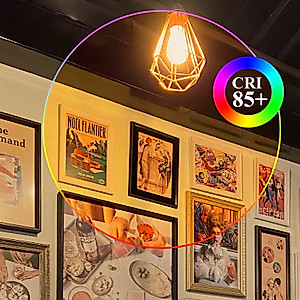 DiCUNO ST64 Edison LED Bulb 60W Equivalent, 6W, Warm White 2700K, Dimmable Vintage LED Light Bulbs, 700LM E26 Medium Base with Clear Glass for Dining Room, Kitchen Lighting,Pack of 6