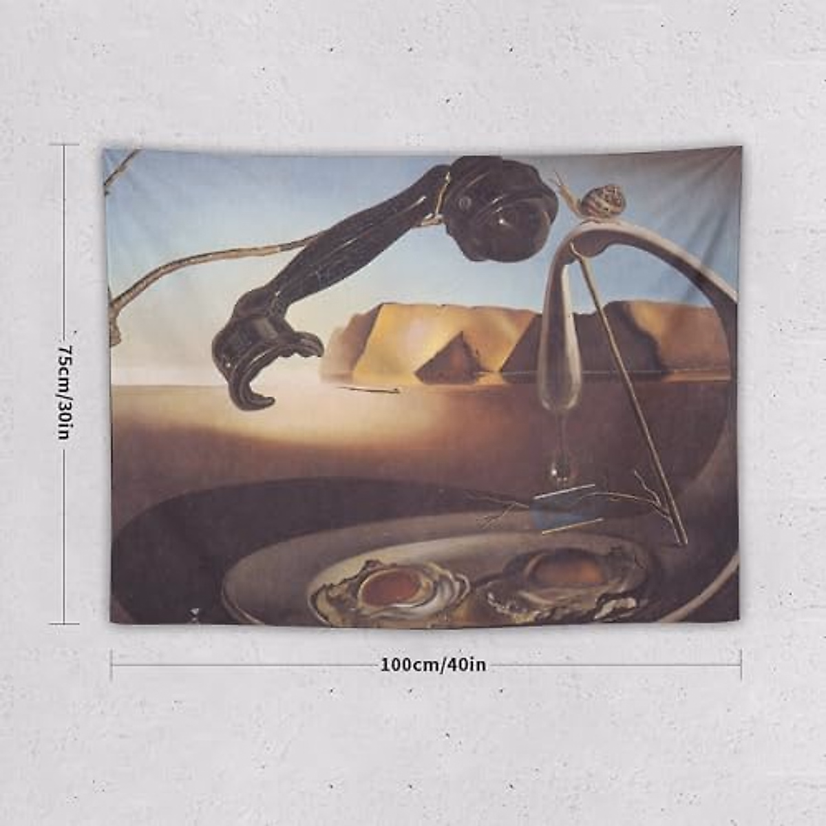 The Sublime Moment by Salvador Dali Painting Poster Art Print Painting Tapestry Wall Tapestries Bedroom Home Decor Gift Room Aesthetic 30"x40"