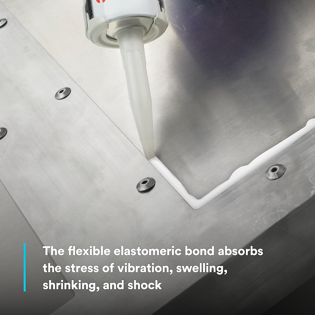 3M Marine Adhesive Sealant Fast Cure 5200 (06520) Permanent Bonding and Sealing for Boats and RVs Above and Below the Waterline Waterproof Repair, White, 10 fl oz Cartridge