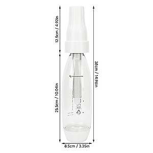 Soda Maker, Professioanl Homemade Soda Fizzy Water Machine Manual Sparkling Water Machine for Sparkling Water Making Drinking Home Use