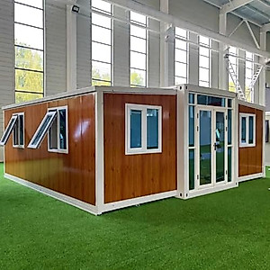 Prefab House Steel Structure Folding Living Container Compact Portable Container Home with Efficient Storage