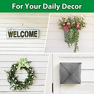 Vinyl Siding Hooks (20 Pack), Heavy-duty Stainless Steel Siding Hooks Vinyl Siding Hangers, Low Profile & No Holes Needed Siding Clips for Hanging Wreaths, Welcome Signs, String Lights Outdoor