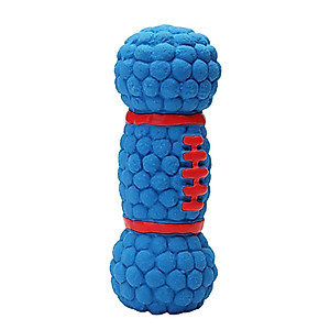 Generic Squeaky Dog Toy - Stuff Free Pet Chew Toy, Sound Dog Toy | Flexible Teething Toy for Dogs with Squeaker, Promoting Pet Dentals Health for Chew Breeds Squeaks Stimulated Puppies Dogs, Blue