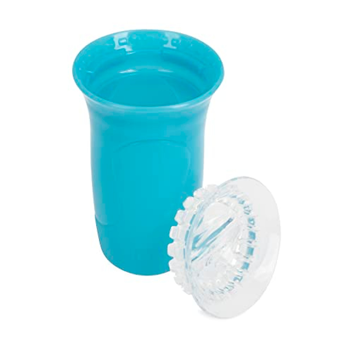 Nuby No Spill Edge 360 10 oz Cup with Silicone Rim, 2 Pack
