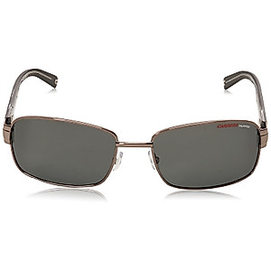 Carrera unisex adult Airlow/S Sunglasses, Matte Gunmetal/Polarized Gray, 58 mm US