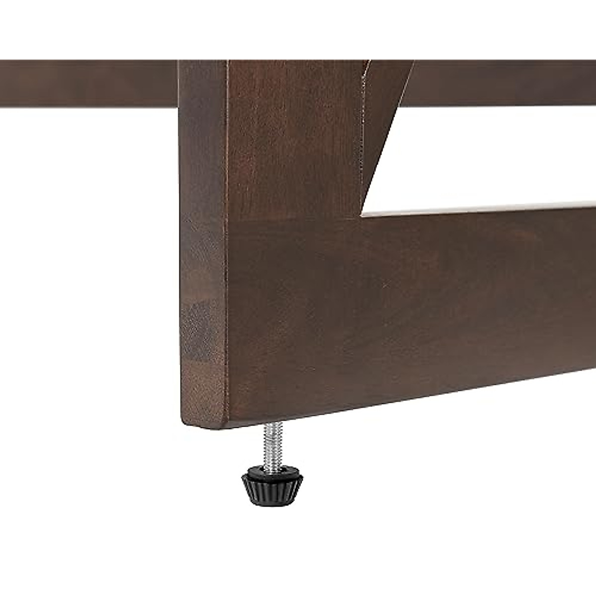 Stakmore Folding Desk with Built in 100V outlet and USB, Espresso Finish
