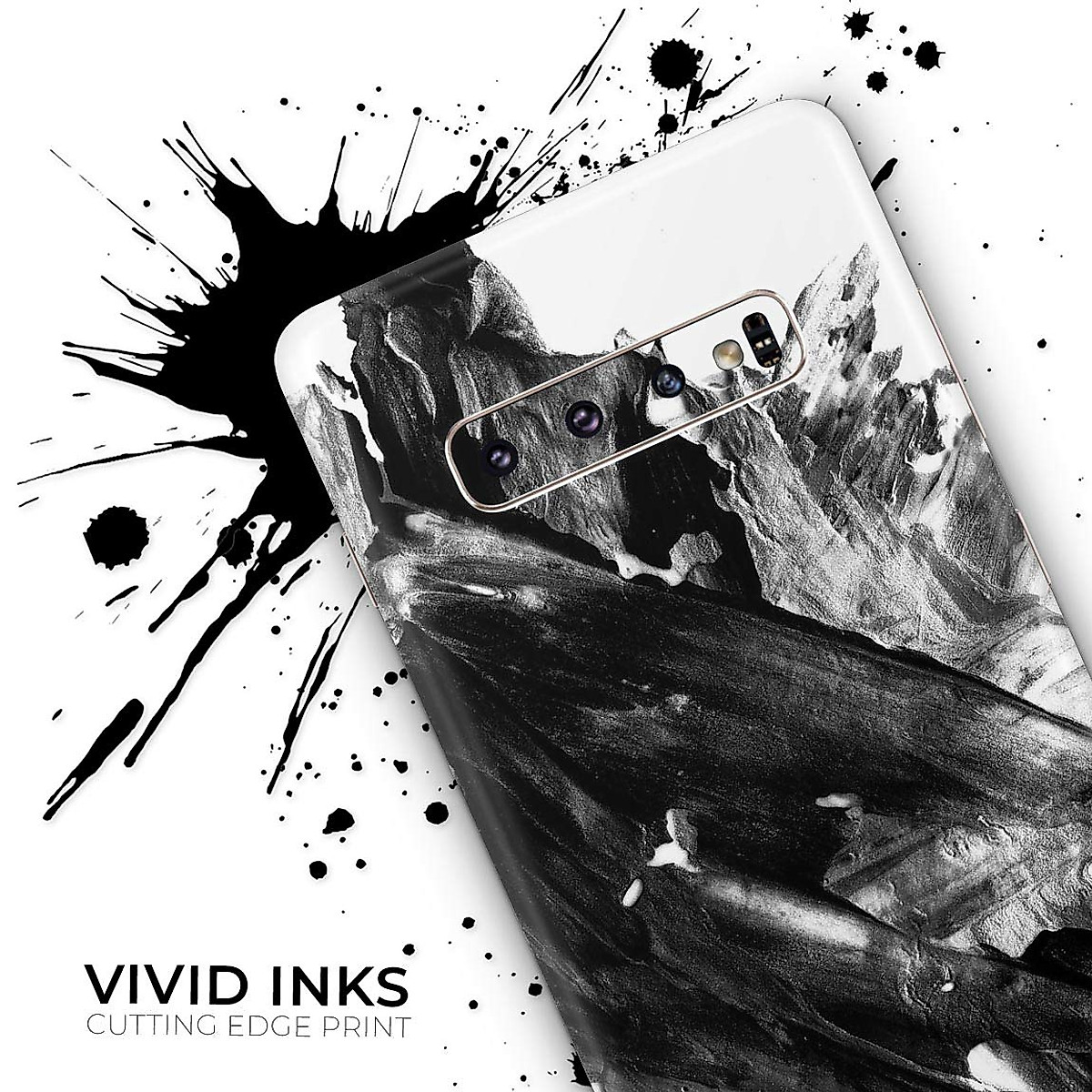 DesignSkinz Liquid Abstract Paint V59 Protective Vinyl Decal Wrap Skin Cover Compatible with The Samsung Galaxy S20 (Screen Trim & Back Glass Skin)