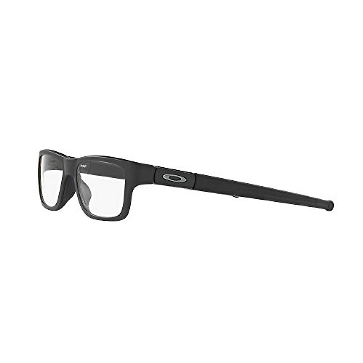 Oakley Men's Ox8091 Marshal Mnp Rectangular Prescription Eyeglass Frames, Satin Black/Demo Lens, 53 mm